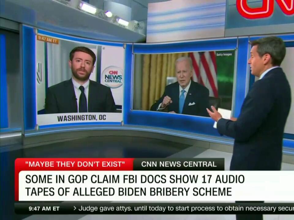 Cnn Anchor And Reporter Dump On Very Existence Of Biden Audio Tapes