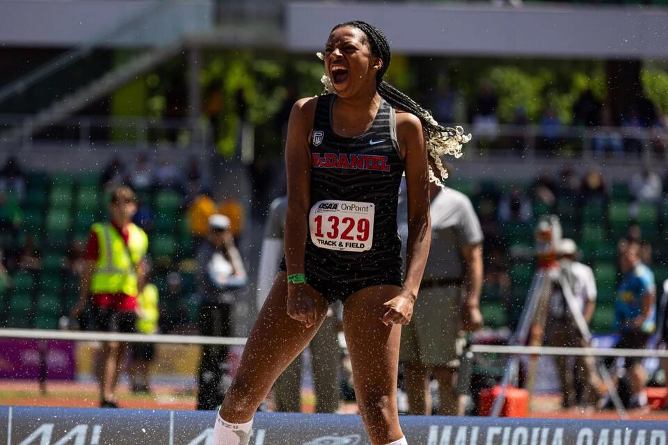McDaniel's Maleigha Canaday-Elliott sets new state record in girls ...