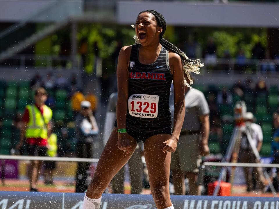 McDaniel's Maleigha Canaday-Elliott sets new state record in girls ...