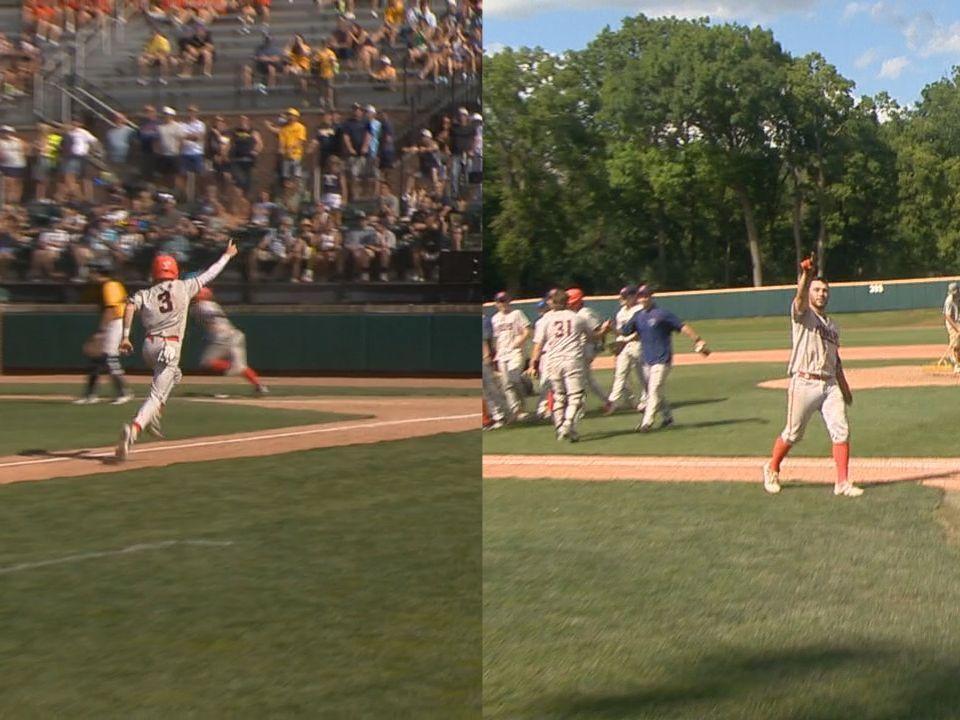 HS Baseball: D2 State Semifinal - Darling's 8th inning walk-off hit ...
