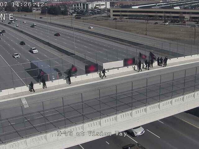 Community responds after group displays Nazi symbols on I-75 overpass ...