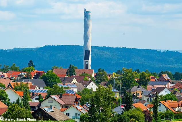 The forest skyscraper where nobody lives: Huge 800ft tower in rural ...