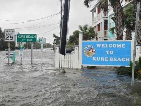 Photos: NC coast pummeled by Potential Tropical Cyclone 8