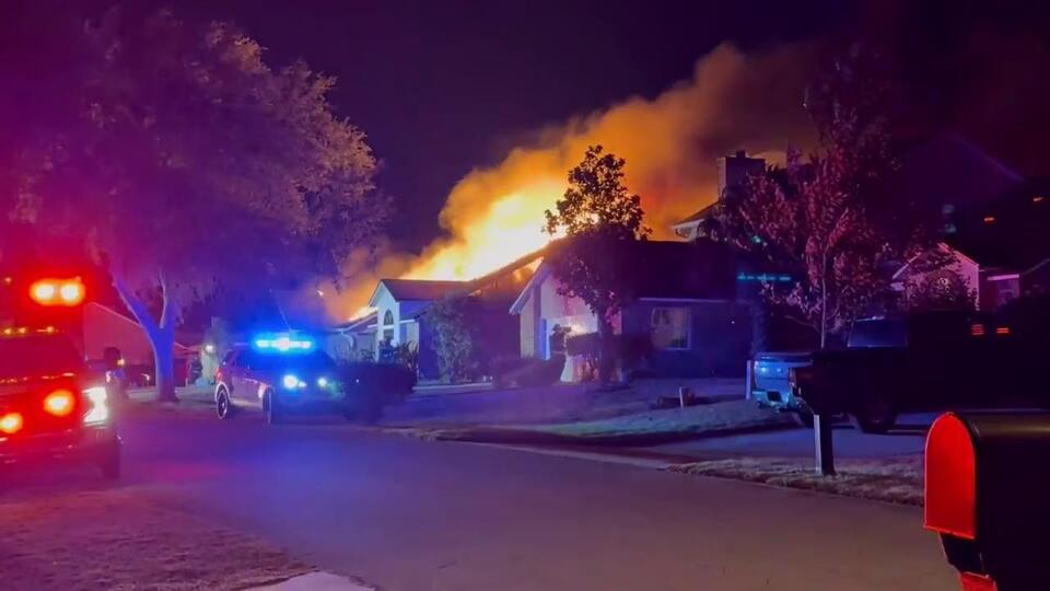 Flames seen ripping through DeBary home - NewsBreak