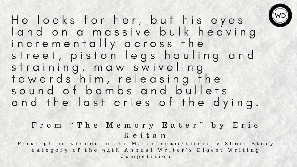 Writer’s Digest 94th Annual Competition Mainstream/Literary Short Story ...