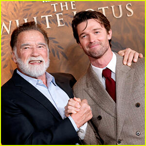 Arnold Schwarzenegger Reacts to Watching Son Patrick's NSFW Moment in 'The White Lotus' Season 3 ...