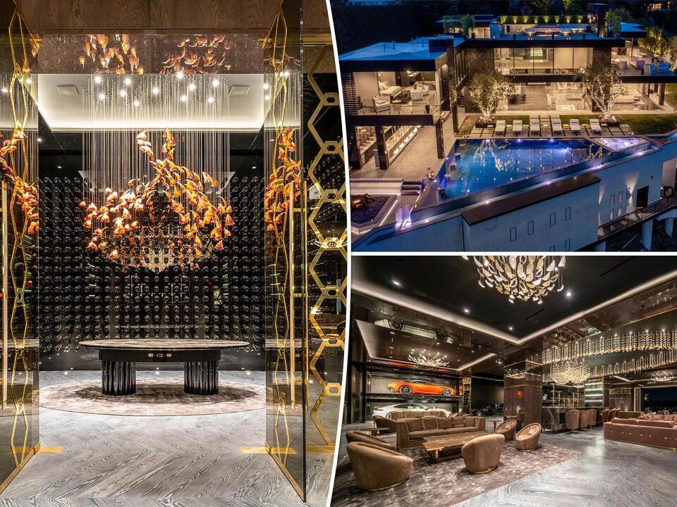 Los Angeles megamansion with nightclub, vodka tasting room seeks $119M ...