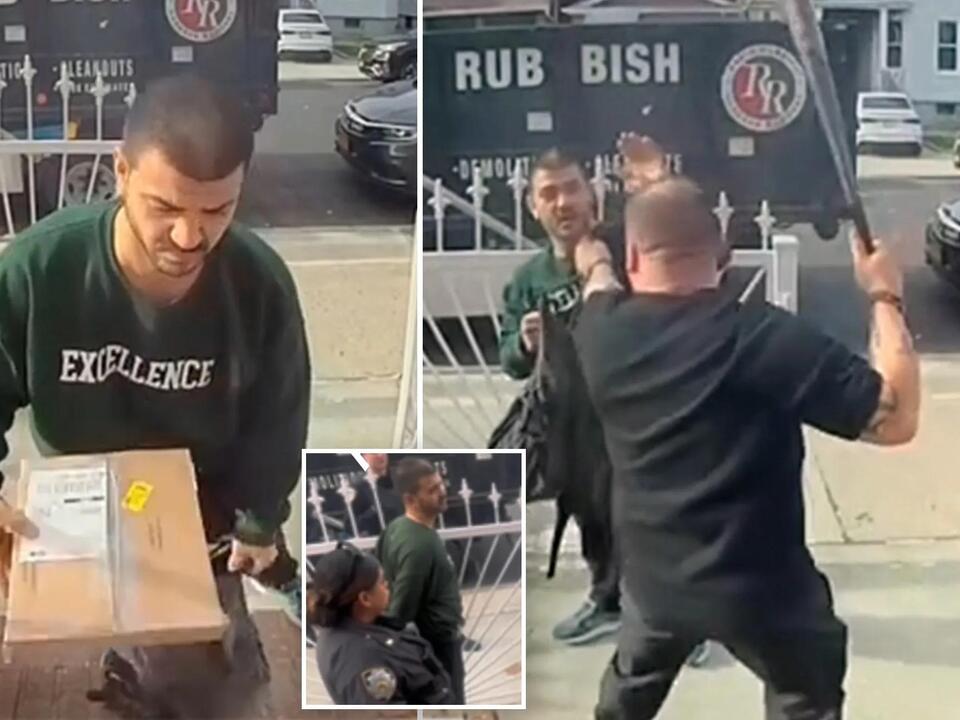 Moment NYC man fed up with porch pirates lures thief with fake parcels ...