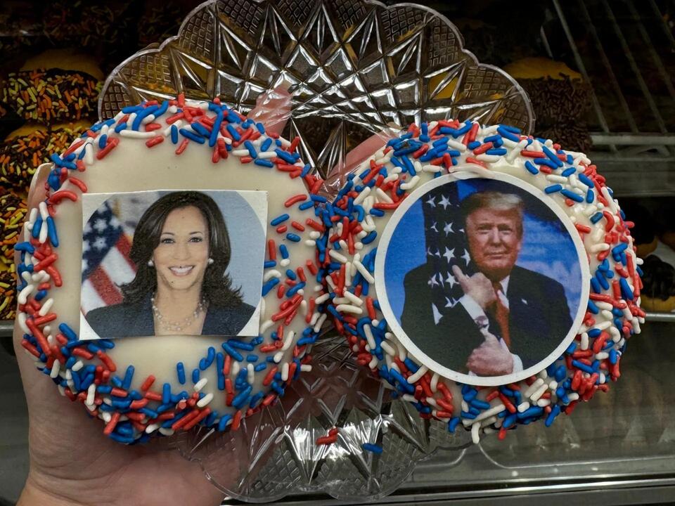 Staten Island bakery selling both Harris and Trump doughnuts to remain ...