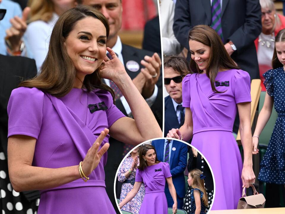 Kate Middleton’s sweet reaction to Wimbledon standing ovation amid cancer battle revealed by lip ...
