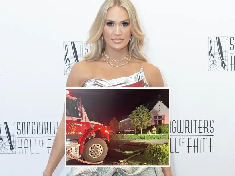 Carrie Underwood's Home Catches Fire; Crews Rush To Remote Property