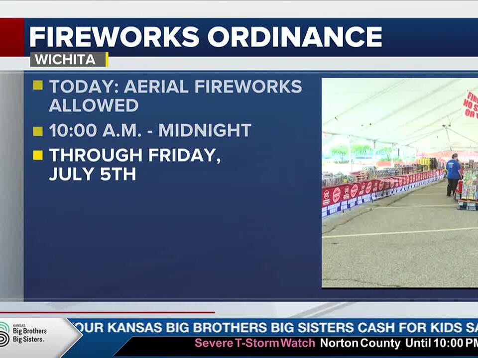 Aerial fireworks allowed in Wichita through July 5