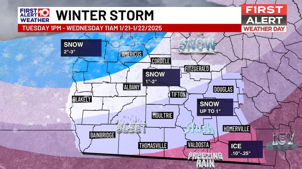 Winter Storm to bring dangerously cold weather, hard freezes and wind ...
