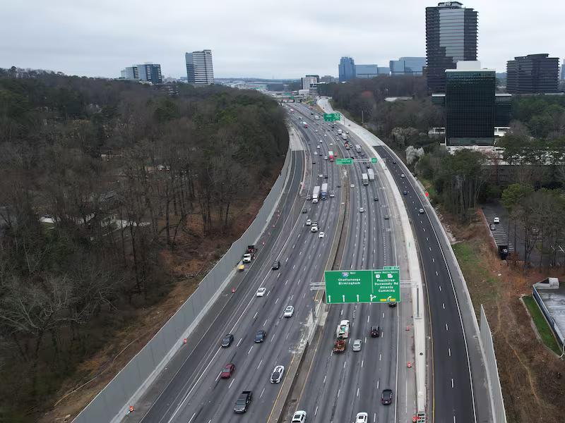 Transform 285/400: GDOT begins final milling, paving along I-285