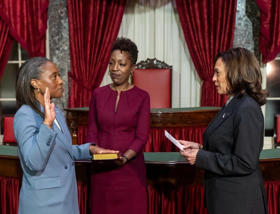 Butler sworn in as third Black female senator in US history - NewsBreak