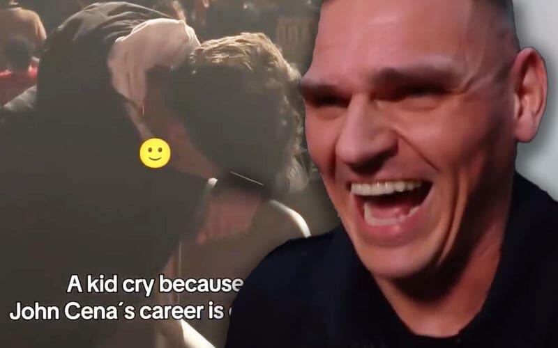 GUNTHER Mocks Crying John Cena Fan on Instagram After Retiring WWE ...