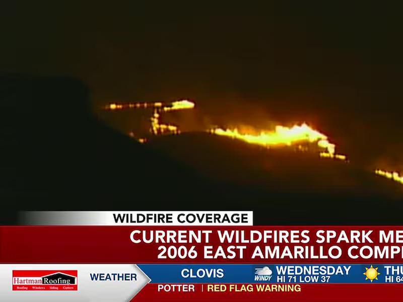 VIDEO: Current wildfires spark memories of 2006 East Amarillo Complex Fire