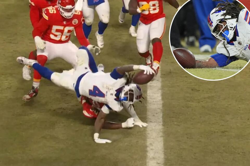 James Cook goes all out on wild fourth-down touchdown to put Bills ...