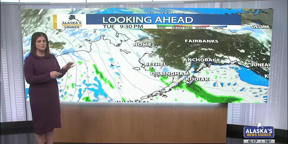 Rain, snow and wind over Aleutians, W. Alaska - NewsBreak