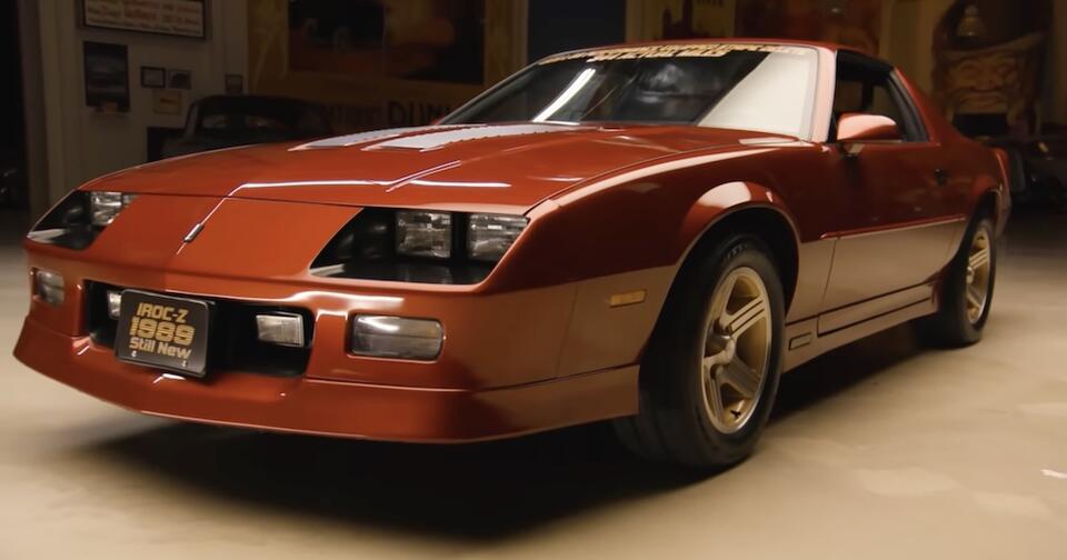 Jay Leno Takes ‘Brand New’ 400 Mile 1989 Camaro IROC Z for a Spin ...