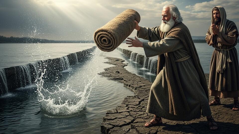 Prophets didn't need staffs to perform miracles; Elijah split a river ...
