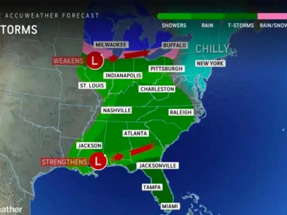 'Split Storms': 2 Merging Systems Could Make One Even Bigger Storm ...