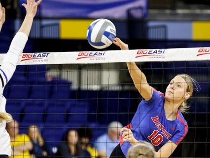 DePaul volleyball continues historic season with postseason appearance