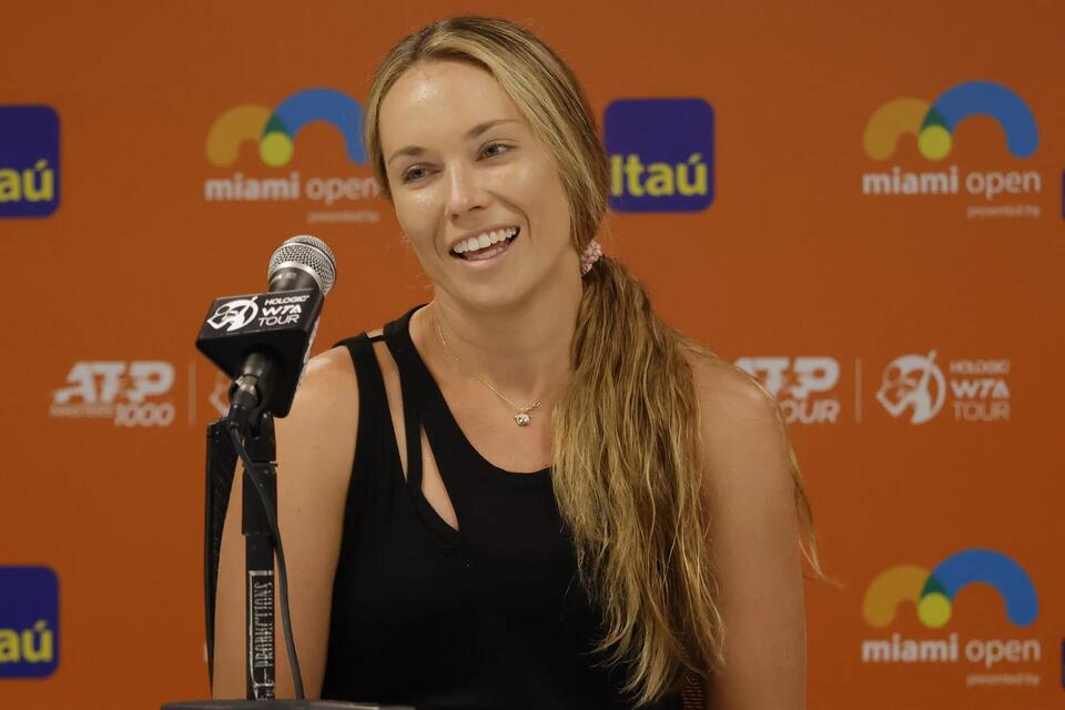 Danielle Collins Reacts as Moms Elina Svitolina and Belinda Bencic ...