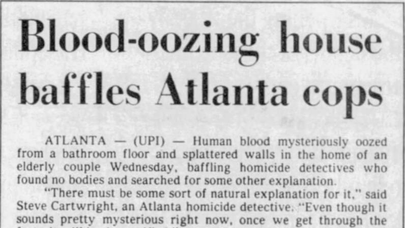 Revisiting the Case of the 'Bleeding House' of Georgia: A Greatly ...