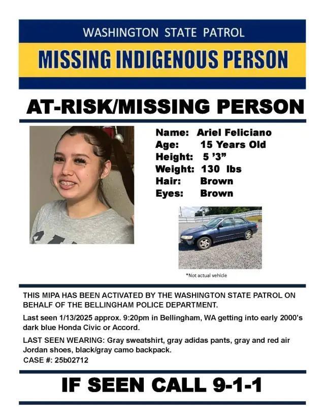 Washington State Patrol Issues Alert for Missing Teenager - NewsBreak