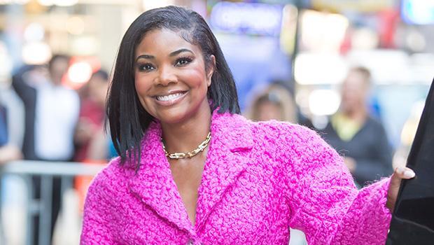 Gabrielle Union Rocks Tiny Purple String Bikini on Beach Vacation With ...