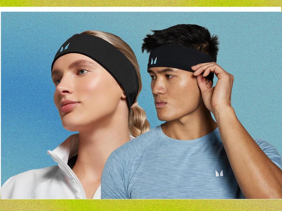 This workout headband is designed to wick away sweat in an instant