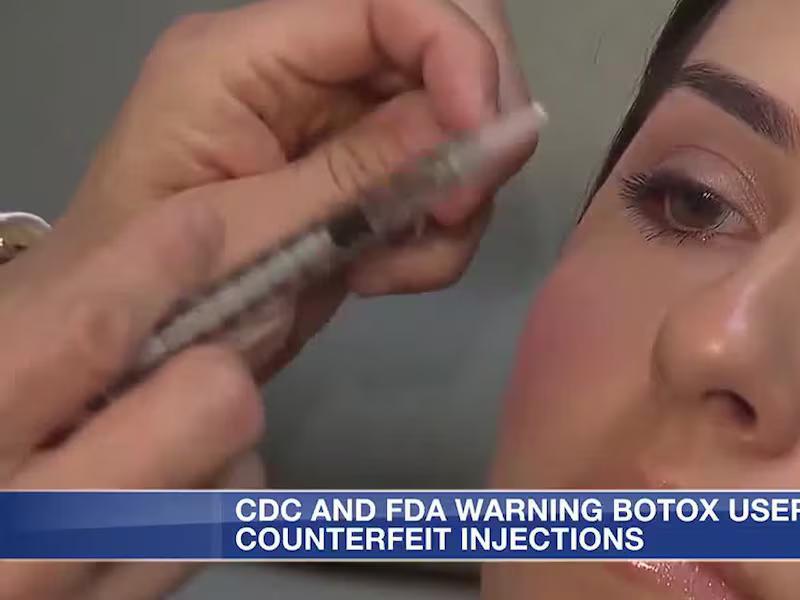 CDC, FDA issue warnings about counterfeit Botox injections