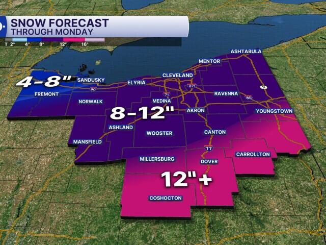 UPDATES: Snow arrives in Northern Ohio; snow emergencies issued - NewsBreak
