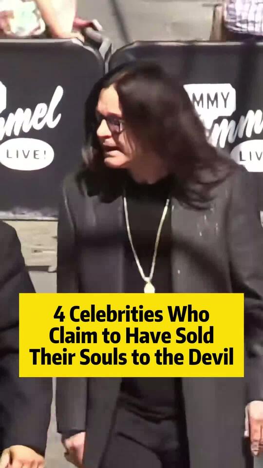 4 celebrities who claim to have sold their souls to the devil #celebrities #celebrity #famous ...