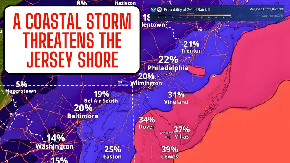 A Coastal Storm Threatens the Jersey Shore With Flooding and Strong ...