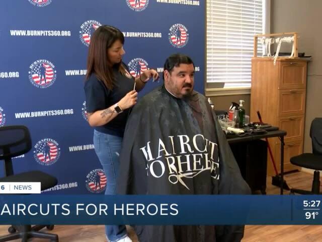 Haircuts for Heroes is back - NewsBreak