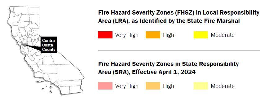 CalFire Just Released New Wildfire Risk Maps for Contra Costa, and the ...
