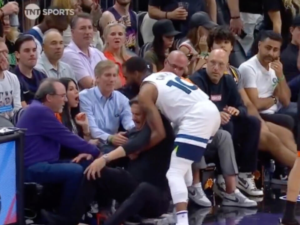 Scary Moment As Timberwolves Coach Collides With Player, Stays Down