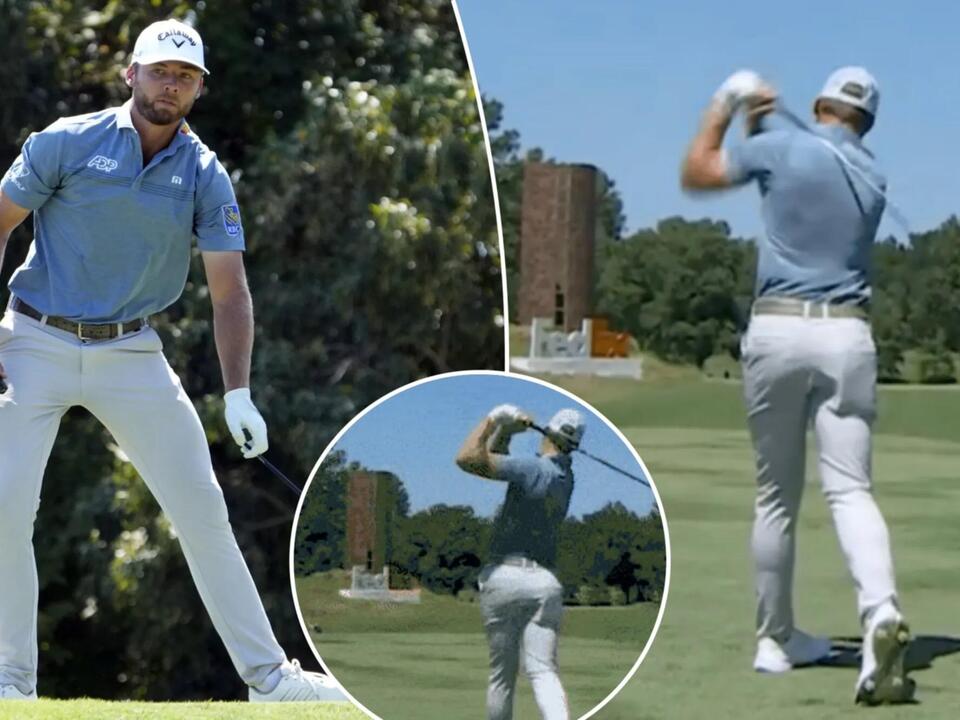 PGA Tour golfer Sam Burns smashes, breaks driver after brutal shot