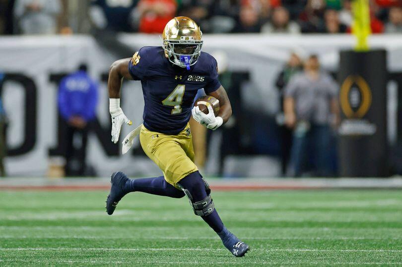 EA Sports College Football 26 leak has Notre Dame star Jeremiyah Love ...