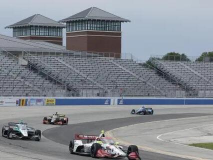 IndyCar Drivers Put New Hybrid Engine Through Its Paces At Milwaukee Mile