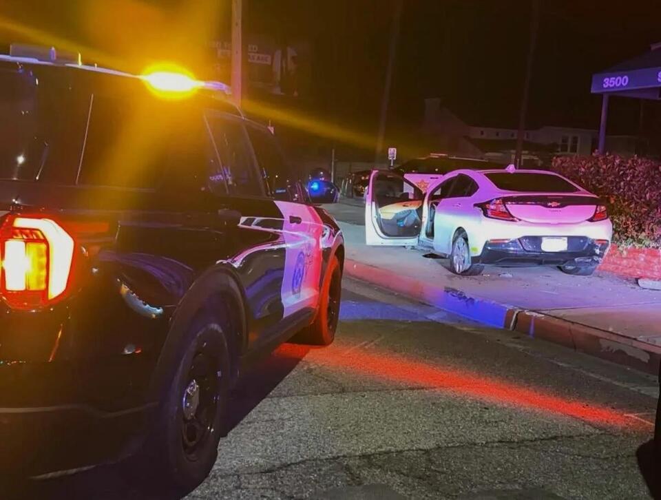 The driver of a stolen vehicle was arrested by O.C. deputies after he ...