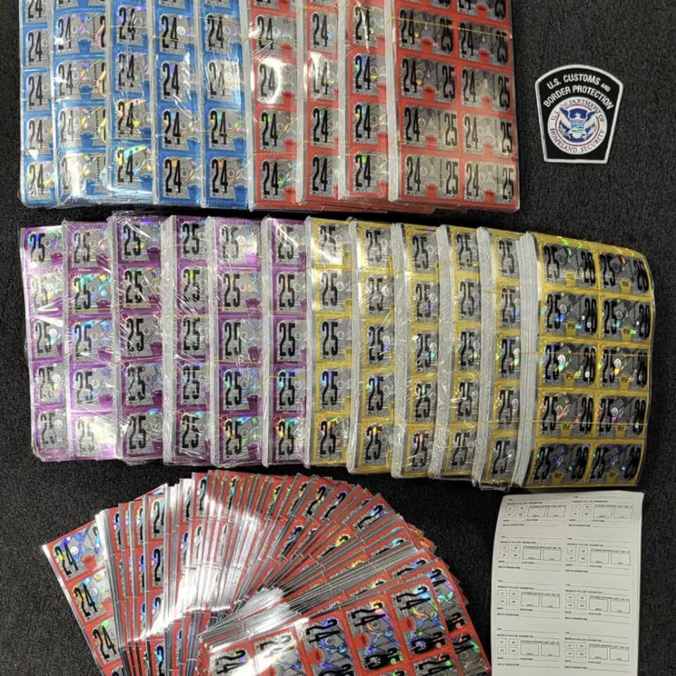 $1.4M In Counterfeit PA Inspection Stickers From Israel Siezed By US ...