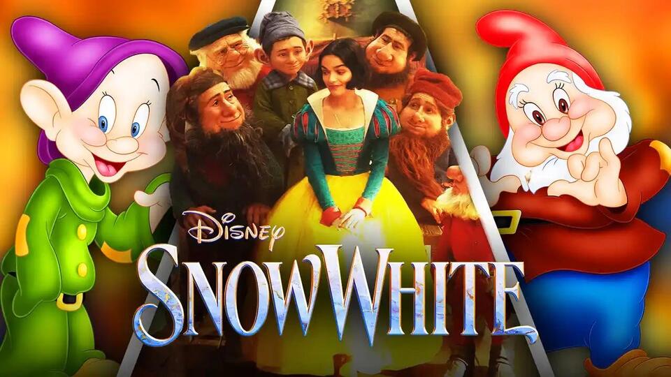 Snow White 2025 Seven Dwarfs Cast: Live-Action vs Cartoon Photo ...