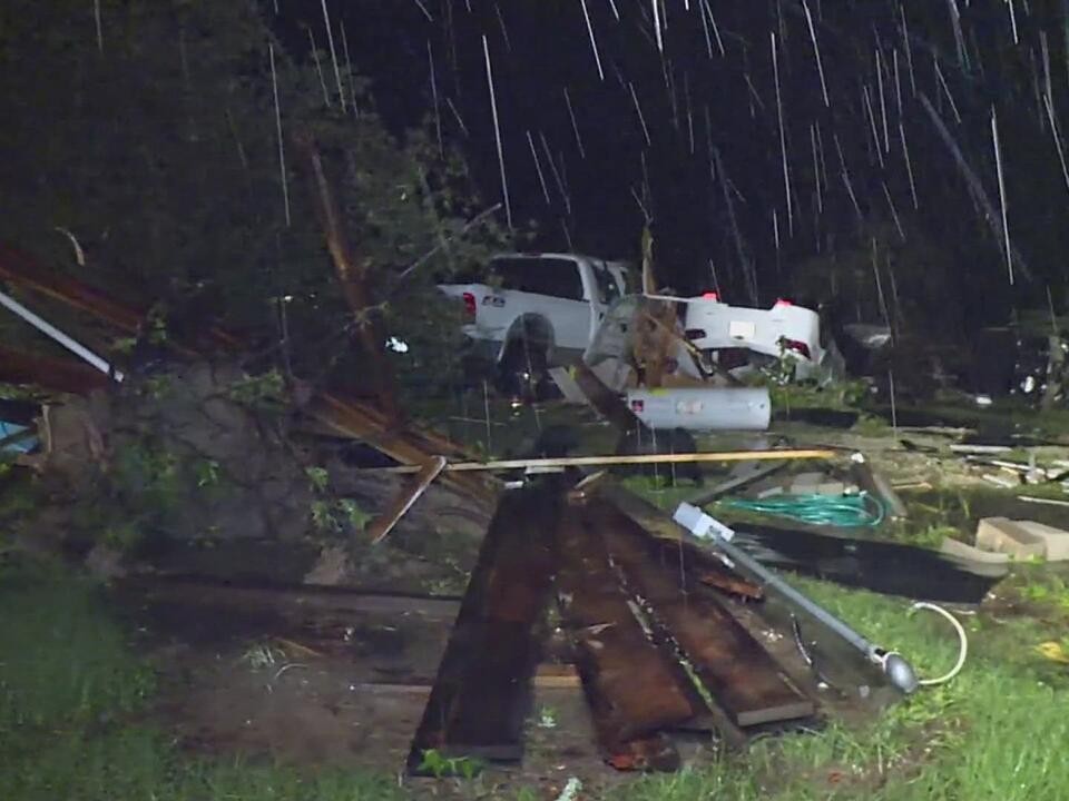 National Weather Service confirms tornado touched down north of Houston