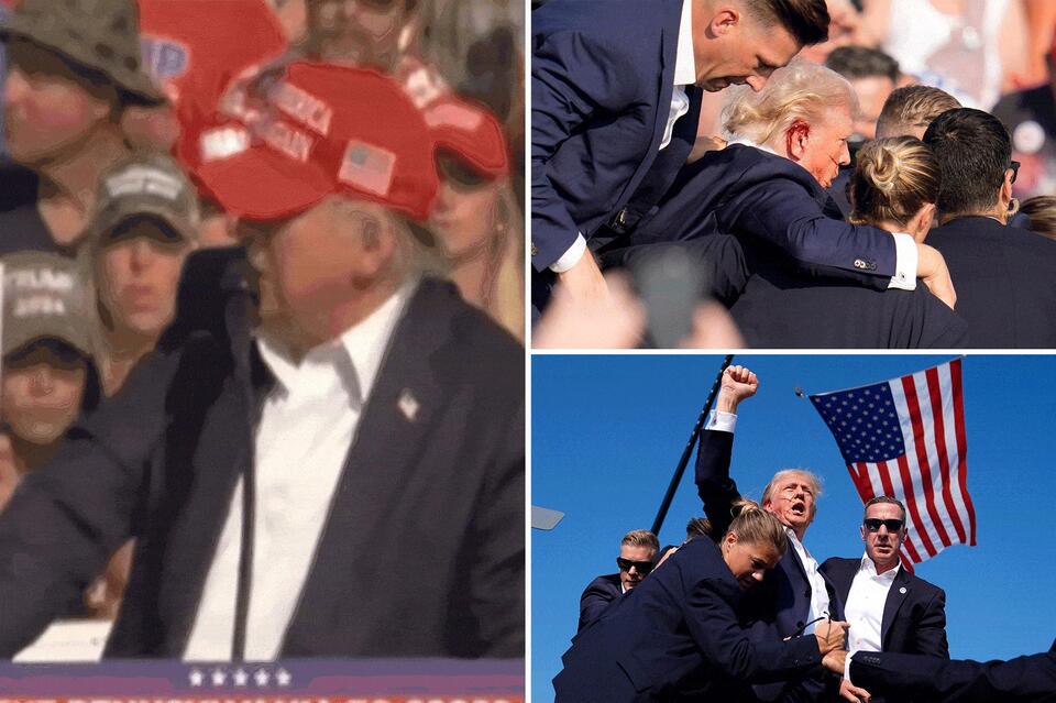 Former President Trump ‘inches away from having his face shot open’ by ...