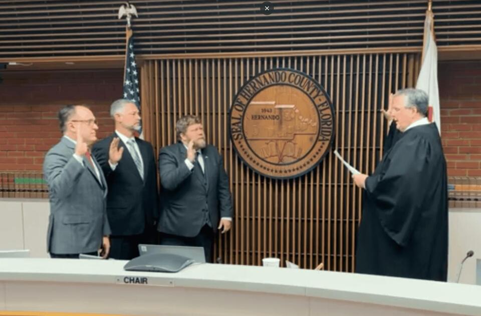 New Commissioner Ryan Amsler Sworn In - NewsBreak