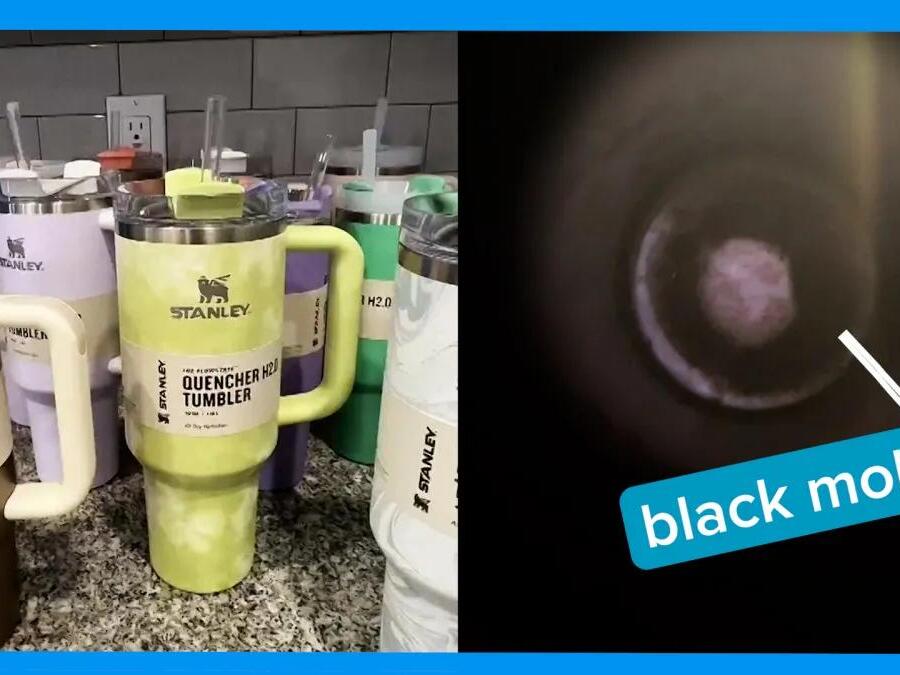 Black mold in your Stanley cup? How to clean the travel tumbler