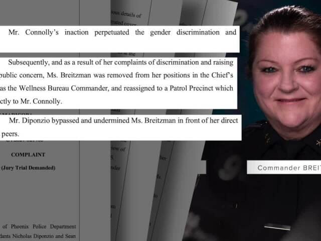 Phoenix Police commander files gender discrimination lawsuit